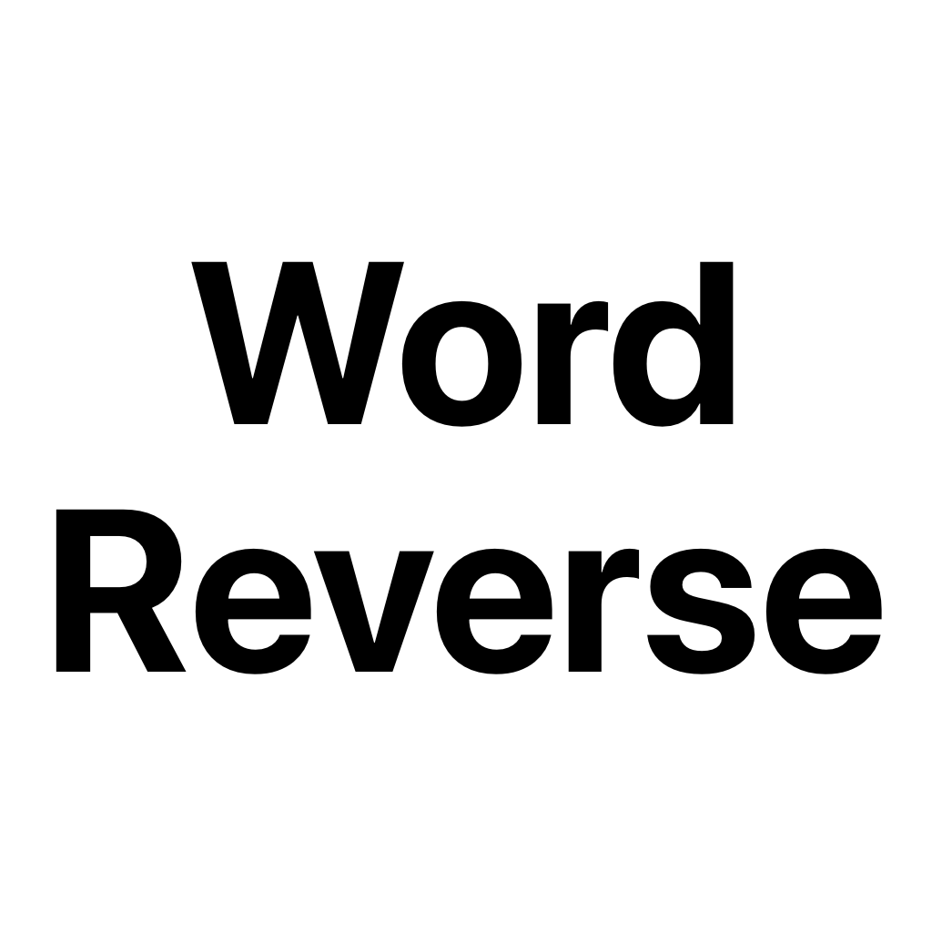 Word Reverse - Free Online Word Reverser Tool